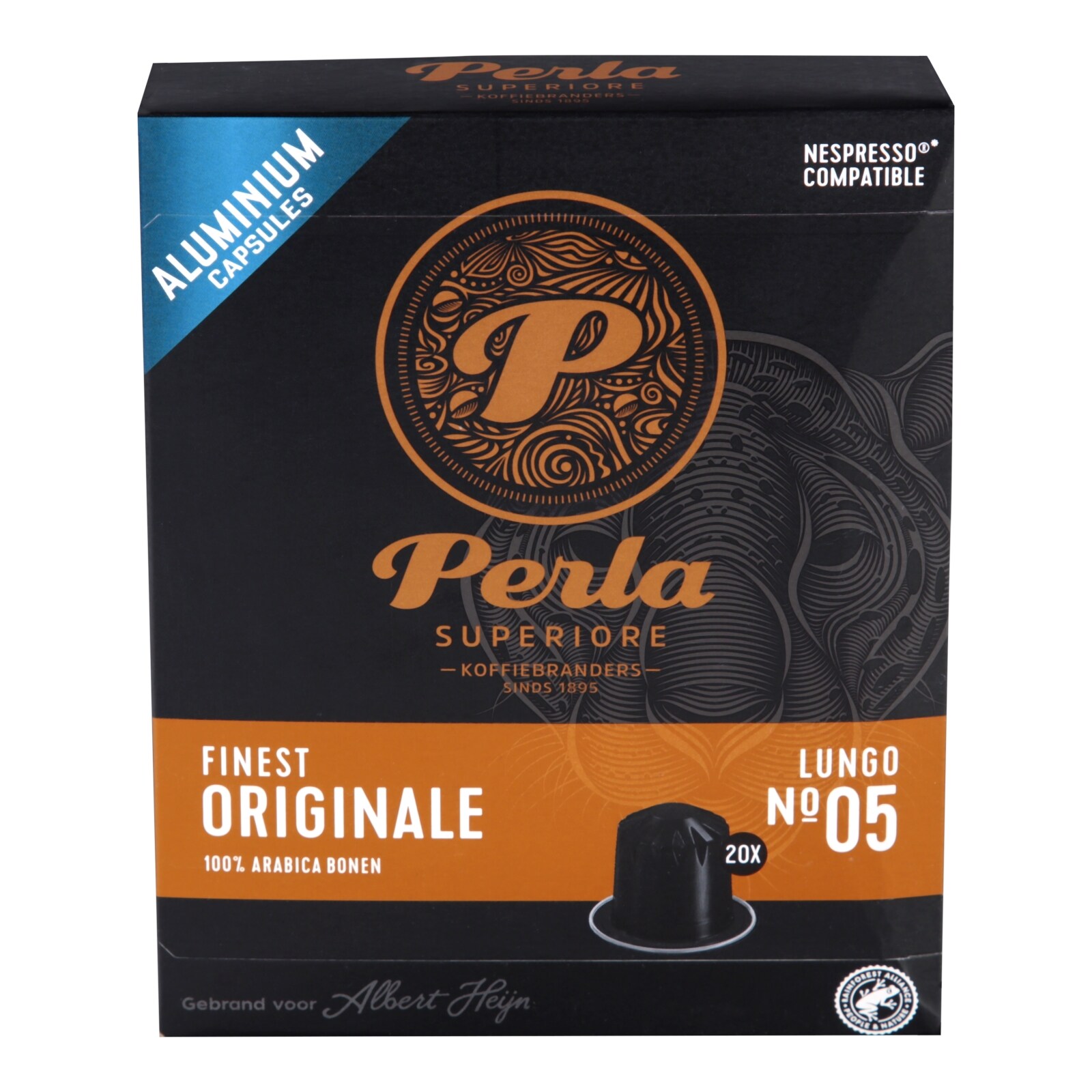 Perla Lungo Originale Kávové kapsle | 20 ks | Albert