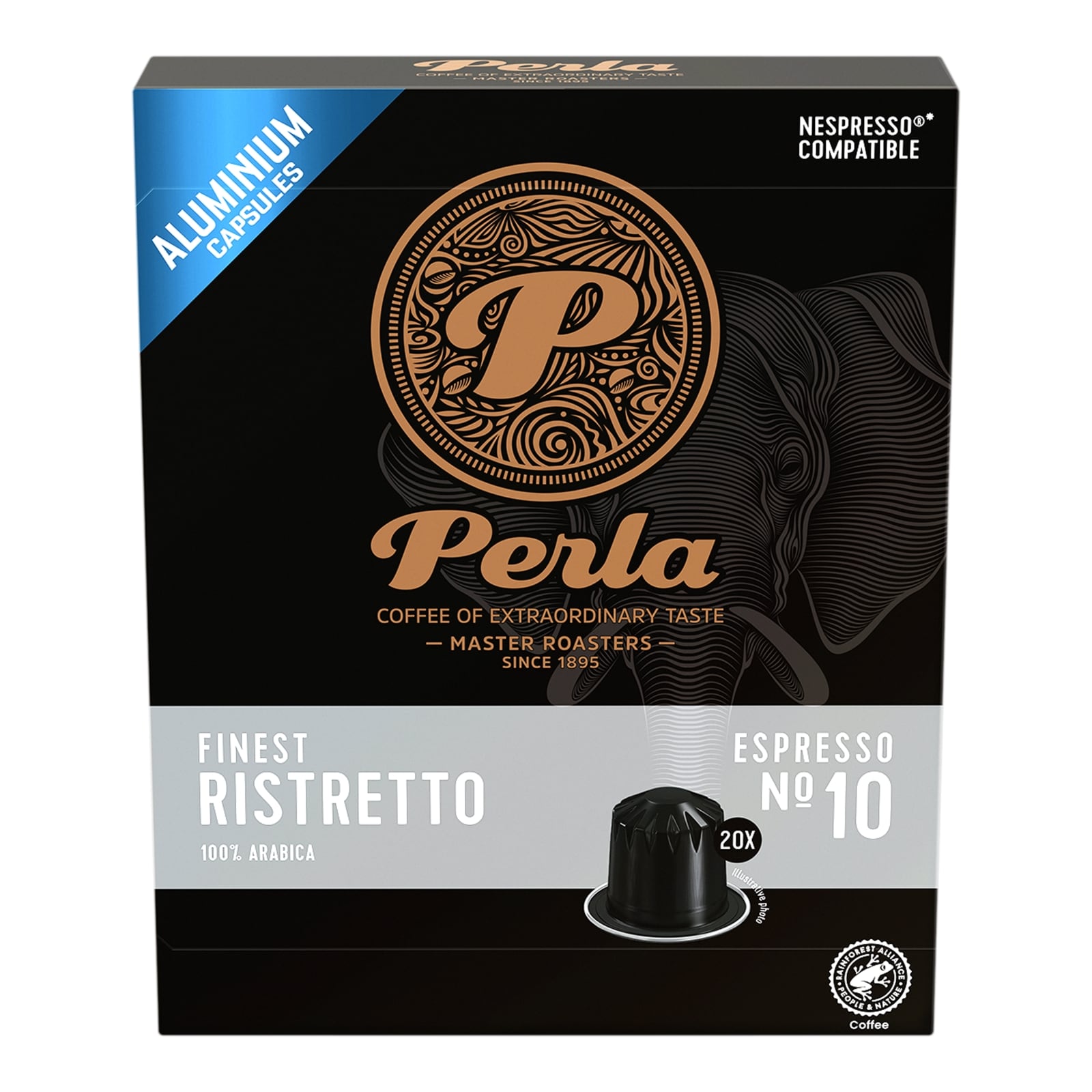 Perla Finest Ristretto Kávové kapsle | 20 ks | Albert