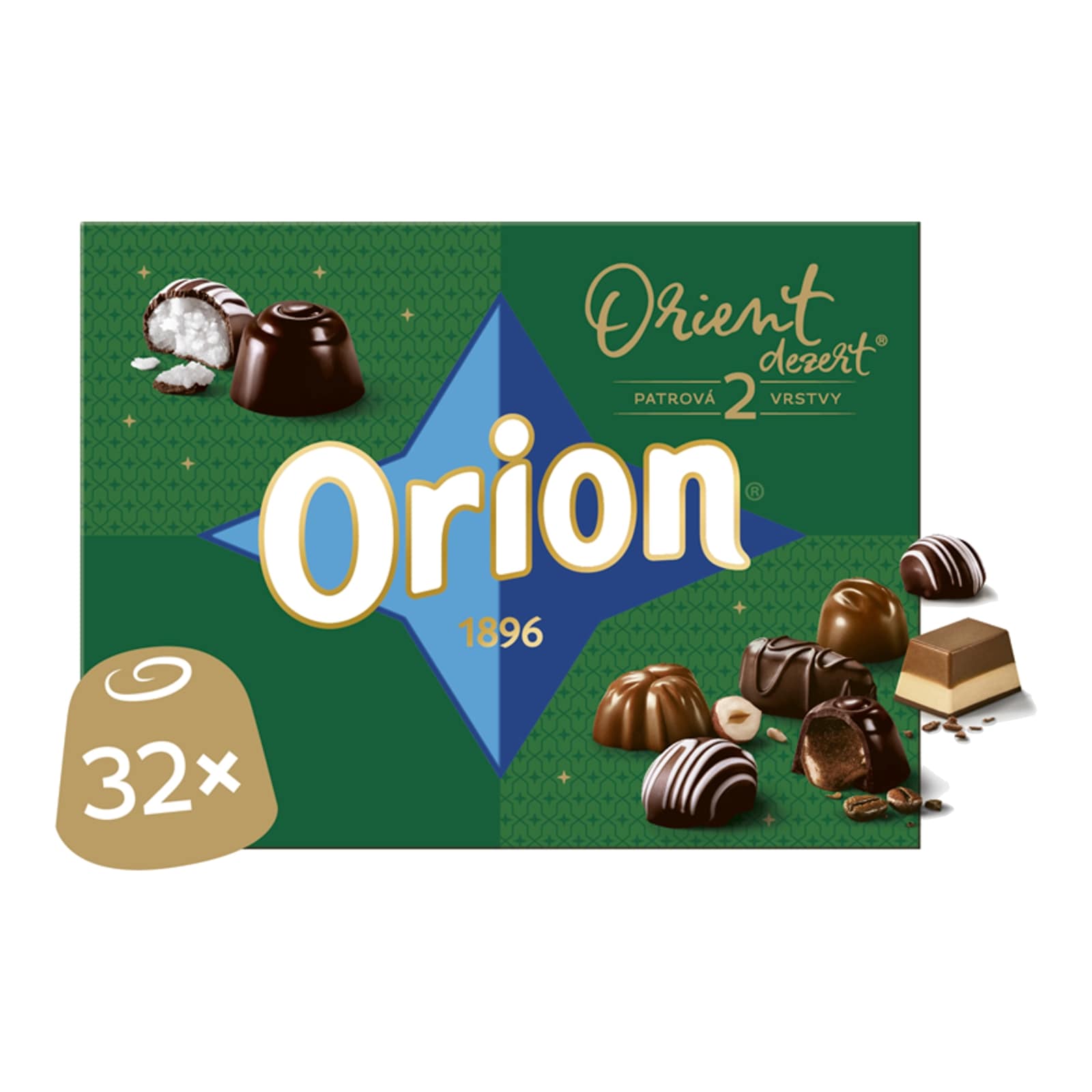 Orion Orient dezert čokoládové pralinky | 324 g | Albert